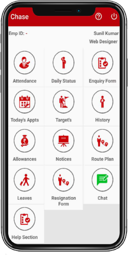 Chase App - Sales Employees Tracking App, Field Force Management